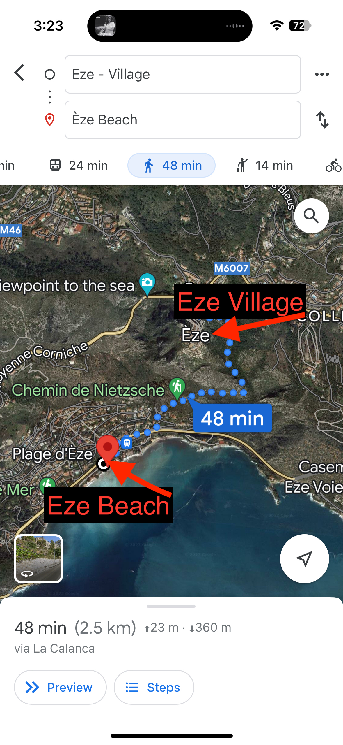 How to Get from Nice to Eze Village • Happily Ever Travels